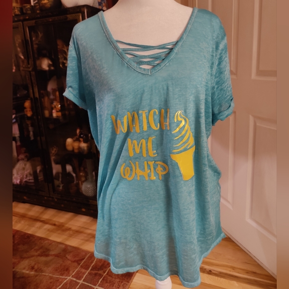 No Boundaries | Tops | No Boundaries Watch Me Whip Sheer Tshirt | Poshmark